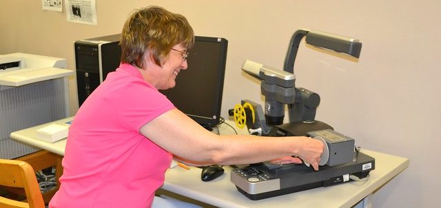 Microfilm Room | Omaha Public Library